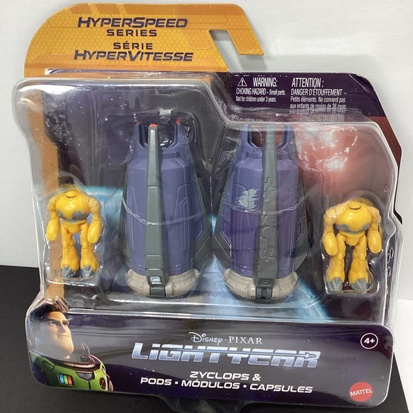 Disney | Other | Disney Pixar Lightyear Zyclops Pods Action Figures ...